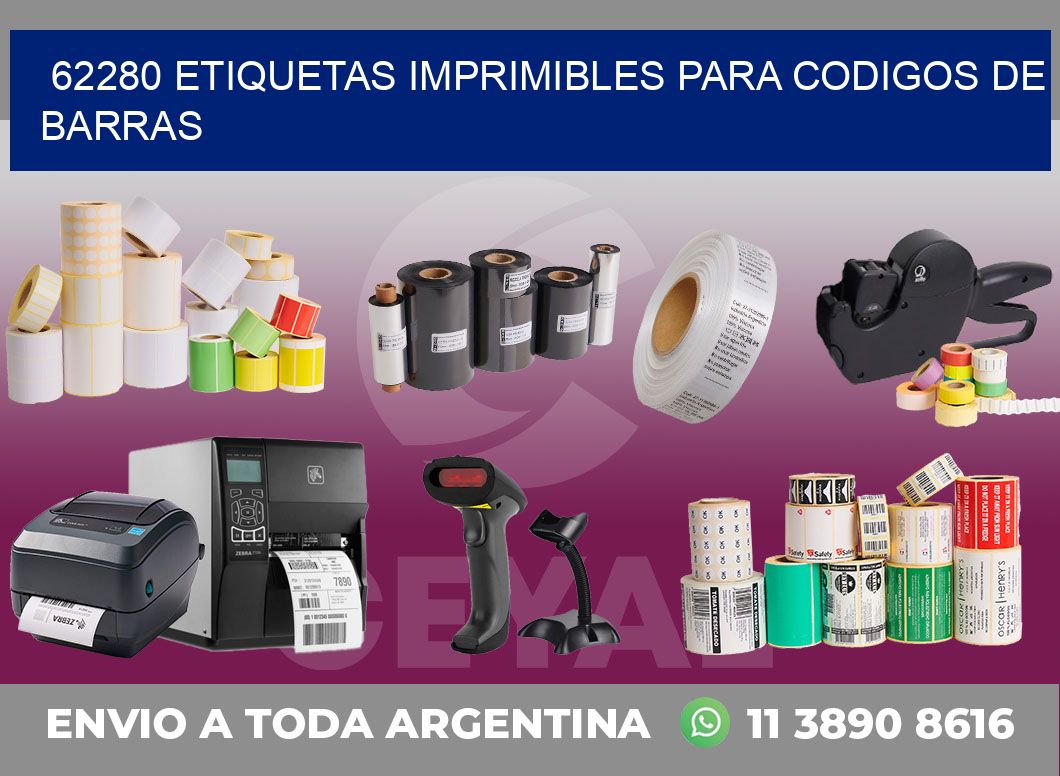 62280 ETIQUETAS IMPRIMIBLES PARA CODIGOS DE BARRAS | Venta de Etiquetas 62280 ETIQUETAS IMPRIMIBLES PARA CODIGOS DE BARRAS | Venta de Etiquetas